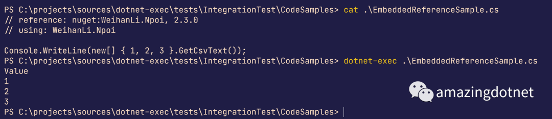 dotnet-exec 0.7.0 Released - 知乎