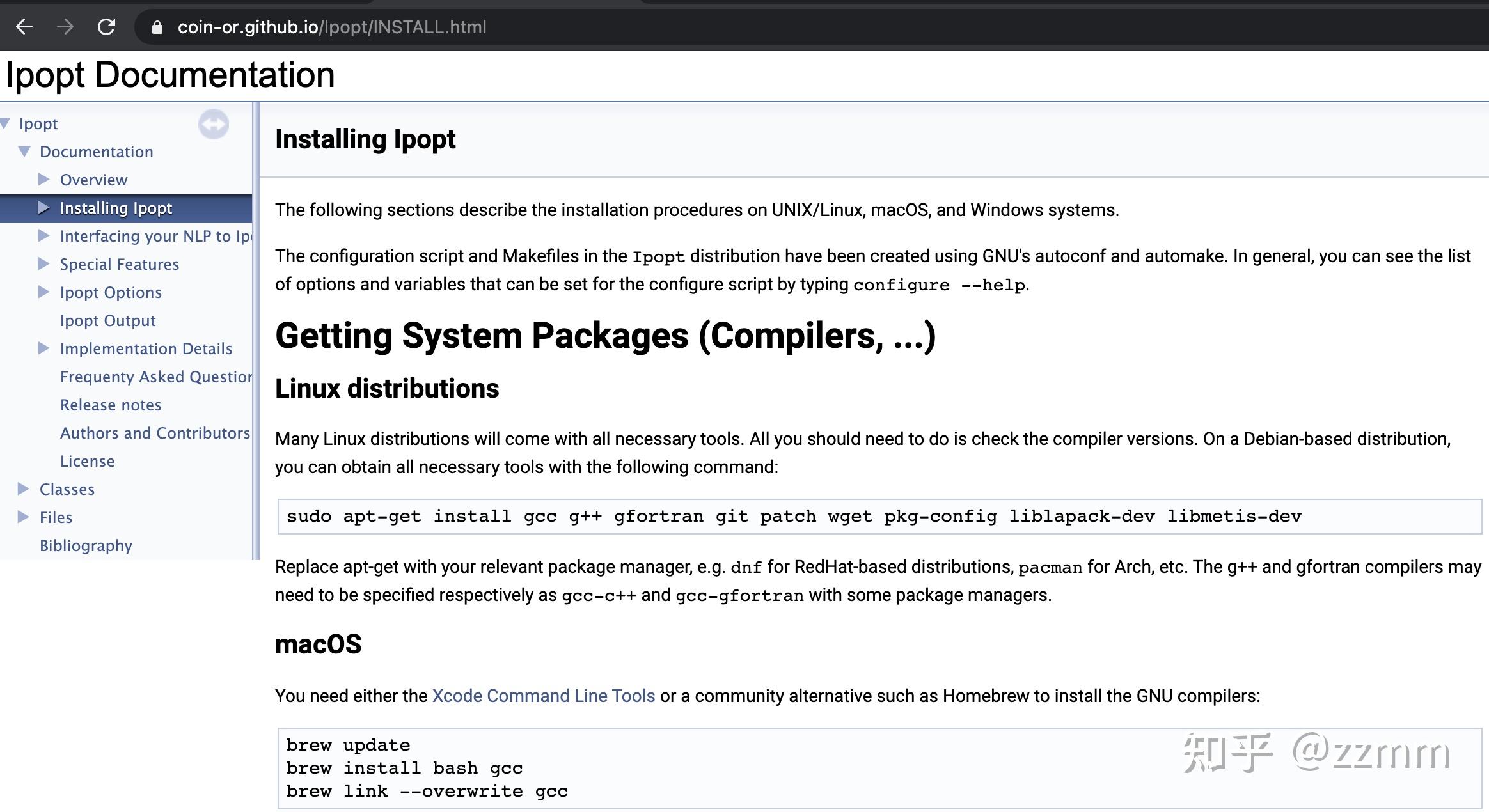 MAC install IPOPT for Matlab and Instructions - 知乎