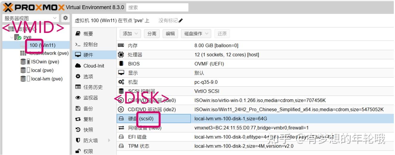 PVE合并local、local-lvm分区，迁移虚拟机磁盘到其他分区 - 知乎