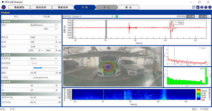 汉航NTS.LAB ACX声学相机块应用于汽车发动机噪声源定位 - 知乎