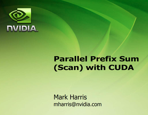 [并行计算] Parallel Scan.Pt 2 (CS149) - 知乎