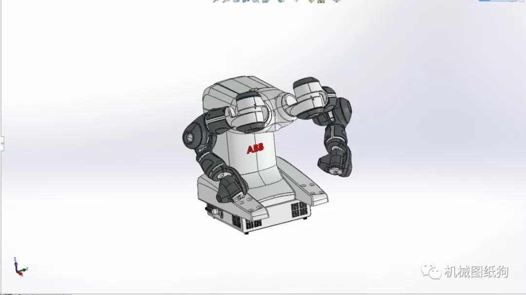 【机器人】ABB IRB 14000 yumi双臂机器人造型数模Solidworks设计附STEP - 知乎