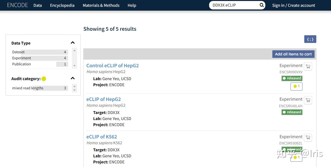 ENCODE数据下载 - 知乎