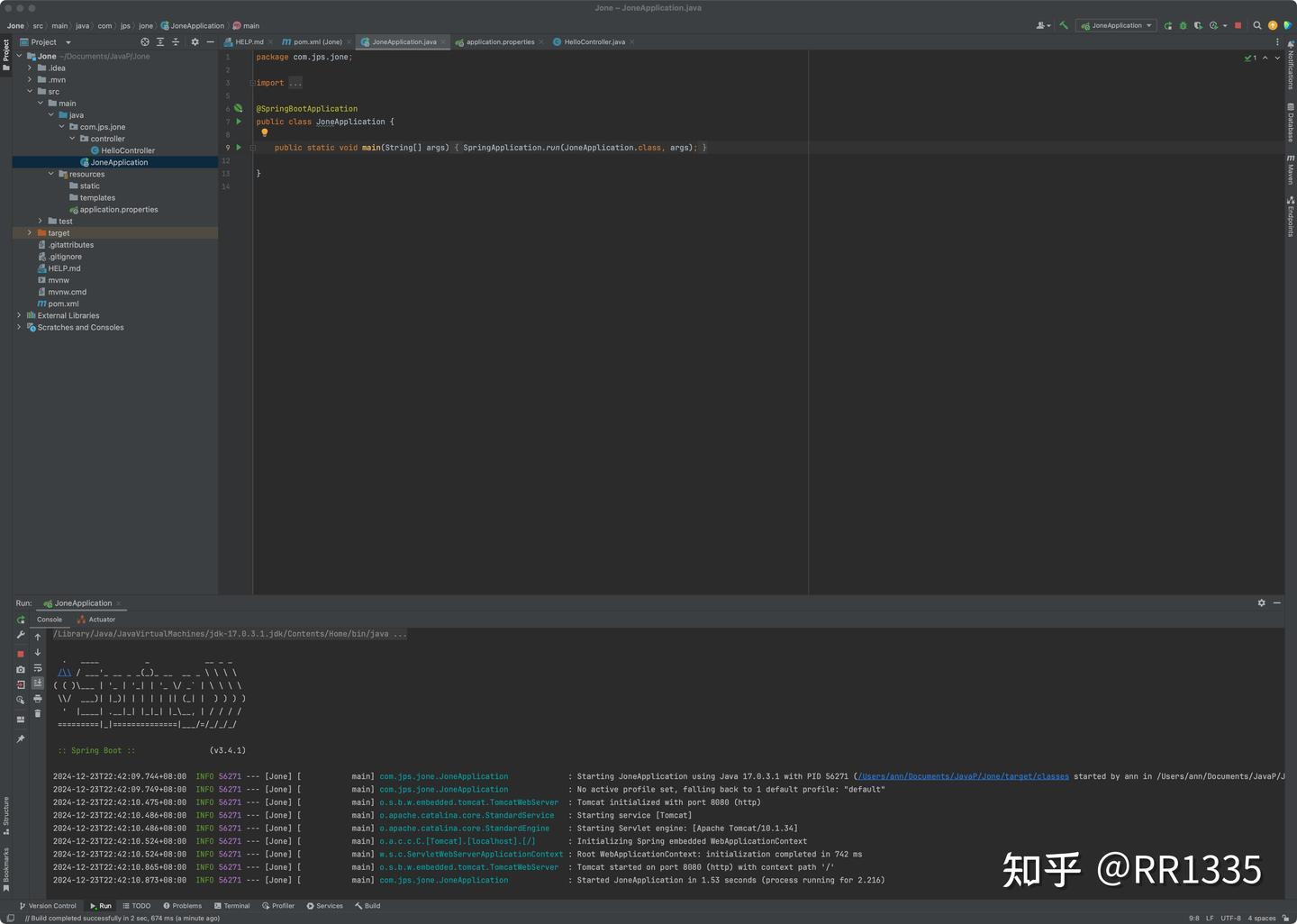 first java Class : Hello world ,run Springboot ... ... - 知乎