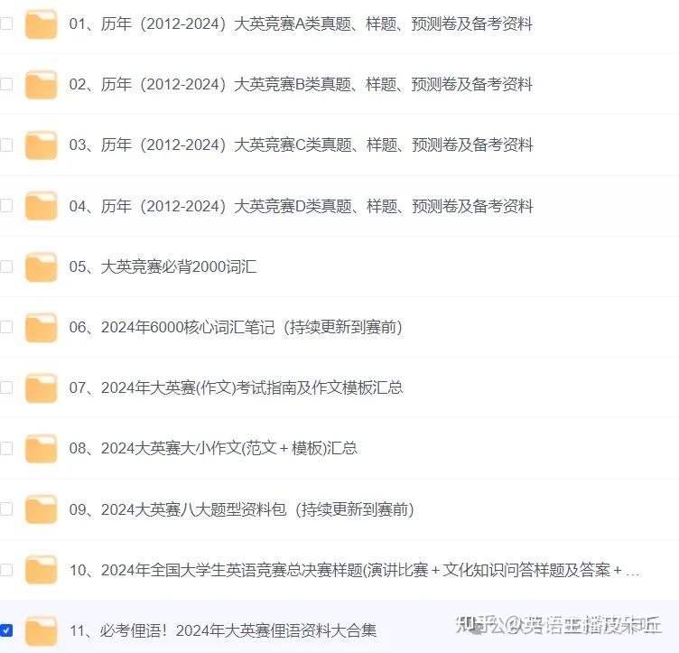 历年（2015-2024）NECCS大英竞赛A类真题+样题+押题（电子版PDF） - 知乎