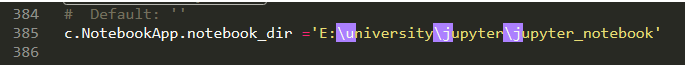 更改jupyter的默认打开路径失败，Exception while loading config file C:\.\.jupyter\jupyter_notebook_config.py - 知乎