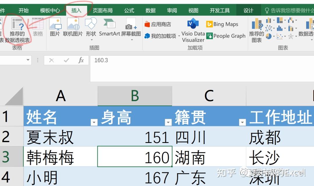 插入数据透视表的6种方法 - 知乎
