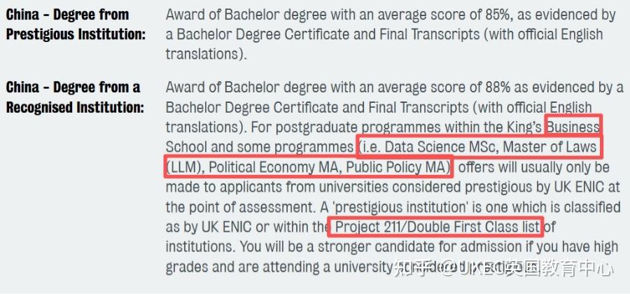 KCL 26fall申请政策大调整！对双非学生大开绿灯！ - 知乎
