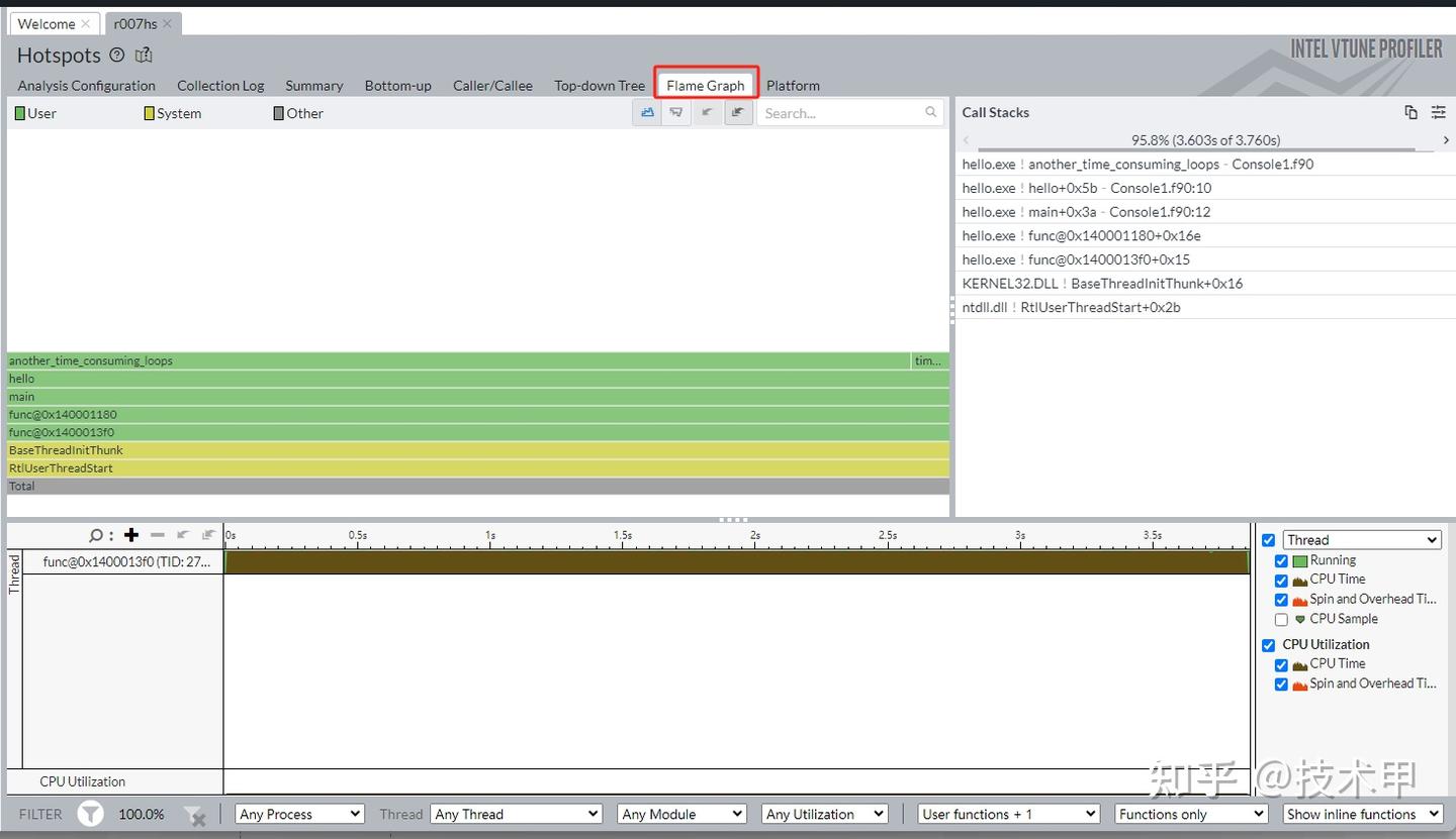 Windows上使用Intel® VTune™ Profiler绘制火焰图 - 知乎