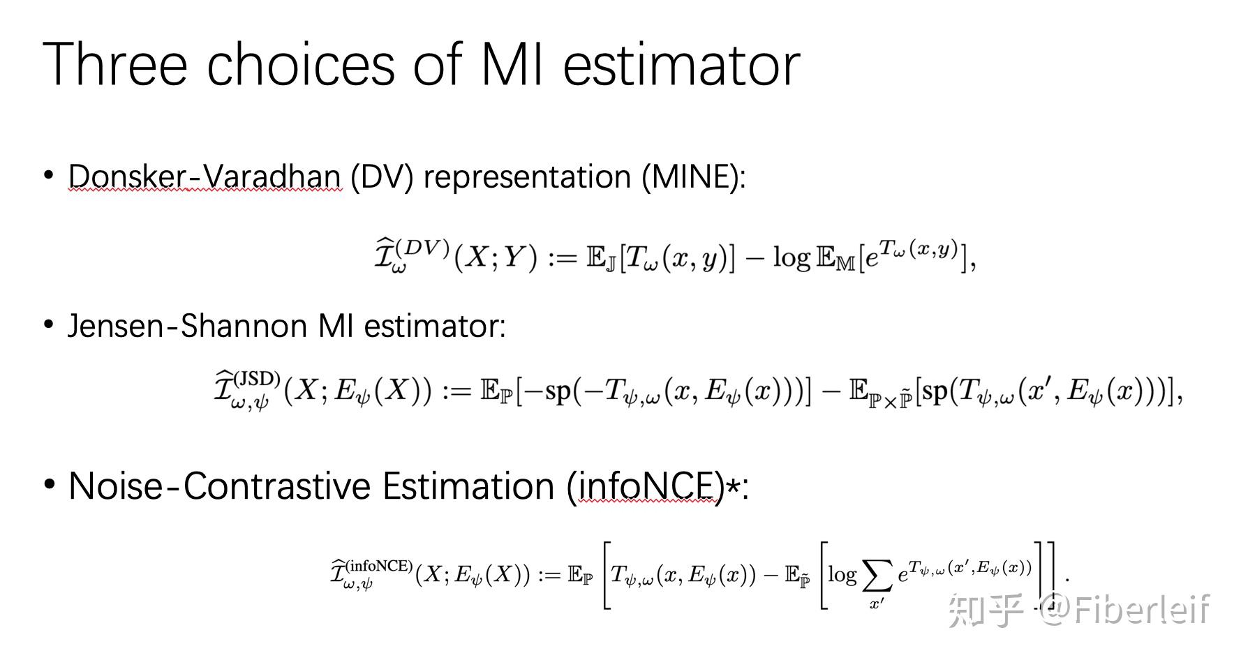 Mutual Information meets Representation Learning - 知乎