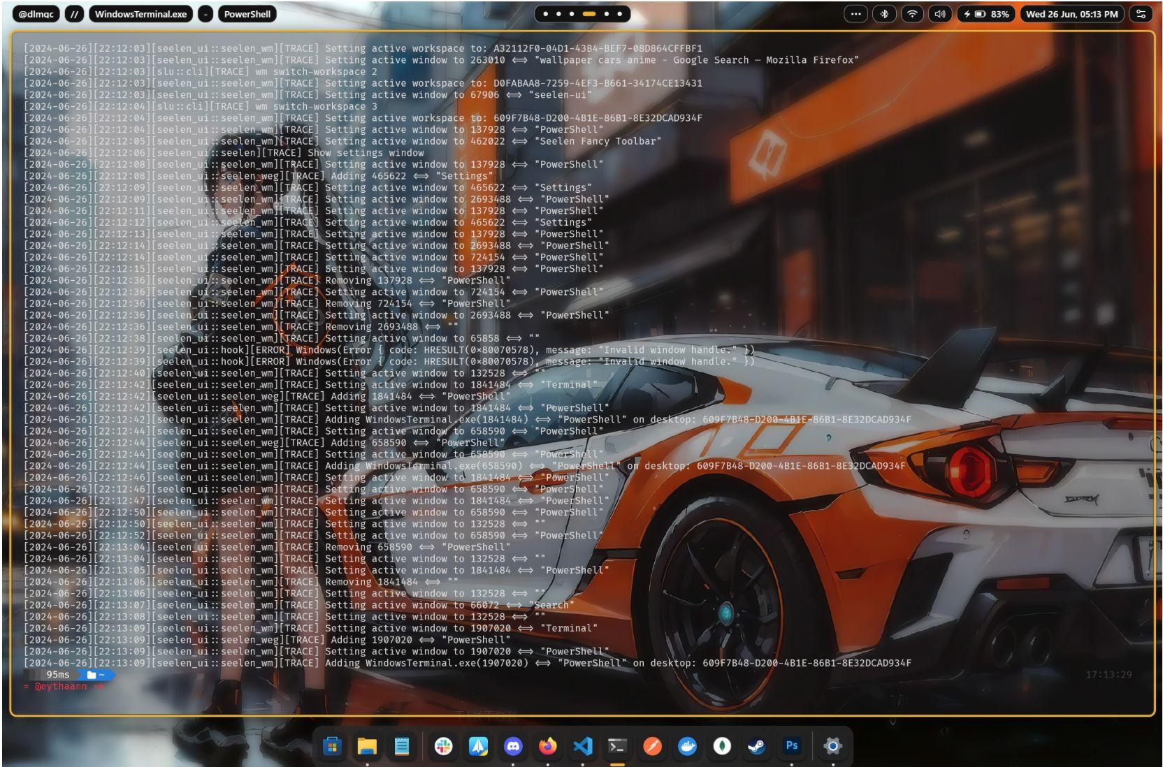 让你的Windows桌面完美复刻类MAC美学Seelen UI v2.1.0来了 - 知乎