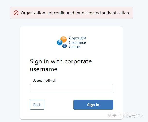 Copyright Clearance Center使用失败案例 - 知乎