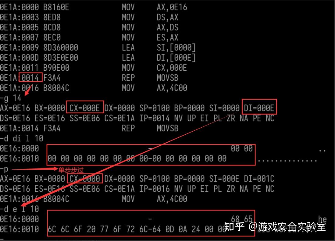 8086汇编(16位汇编)学习笔记05.asm基础语法和串操作 - 知乎