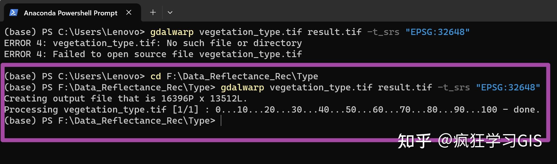 地理坐标系转投影：GDAL一句代码就实现 - 知乎
