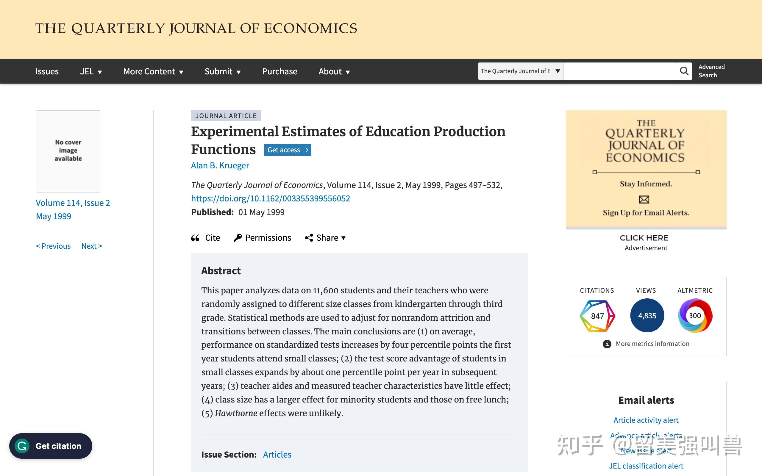 经济学Paper: Experimental Estimates of Education Production Functions - 知乎
