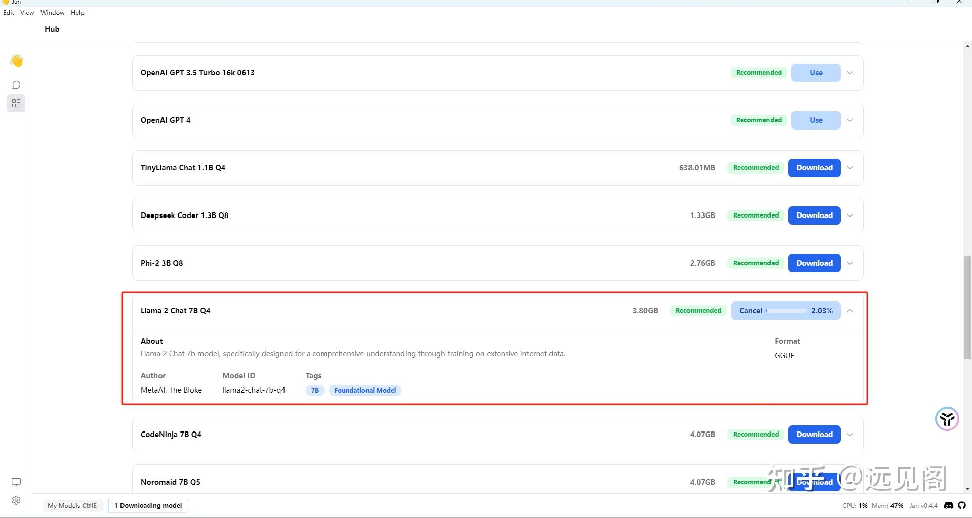 Jan AI本地运行揭秘：首次体验，尝鲜科技前沿 - 知乎