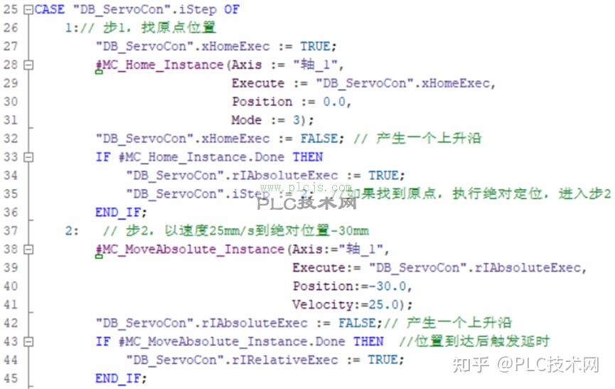 [西门子PLC] SCL编写控制伺服电机案例 - 知乎
