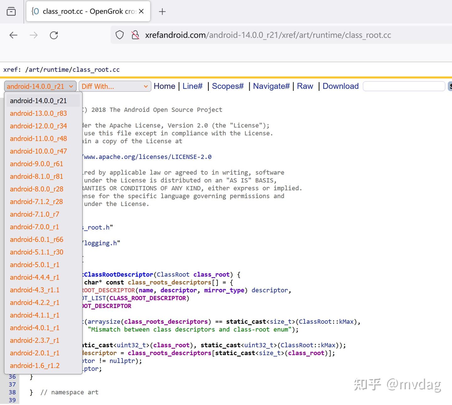 分享一个Android系统源码在线查看的网站 - 知乎