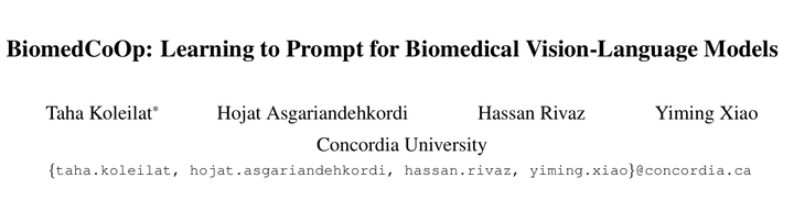 BiomedCoOp: Learning to Prompt for Biomedical Vision-Language Models 论文分享 - 知乎