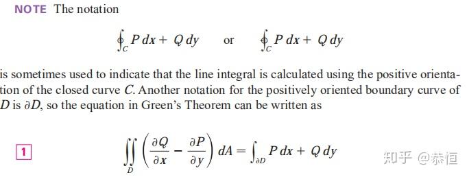 格林定理(Green's theorem) - 知乎