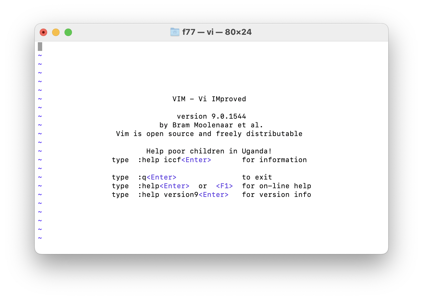 为什么一些人喜欢去掉 Vim 欢迎页上的“帮助乌干达的可怜儿童”？ - 知乎