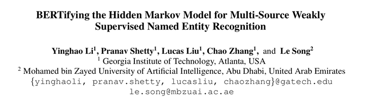 基于BERT化HMM的多源弱监督NER - 知乎