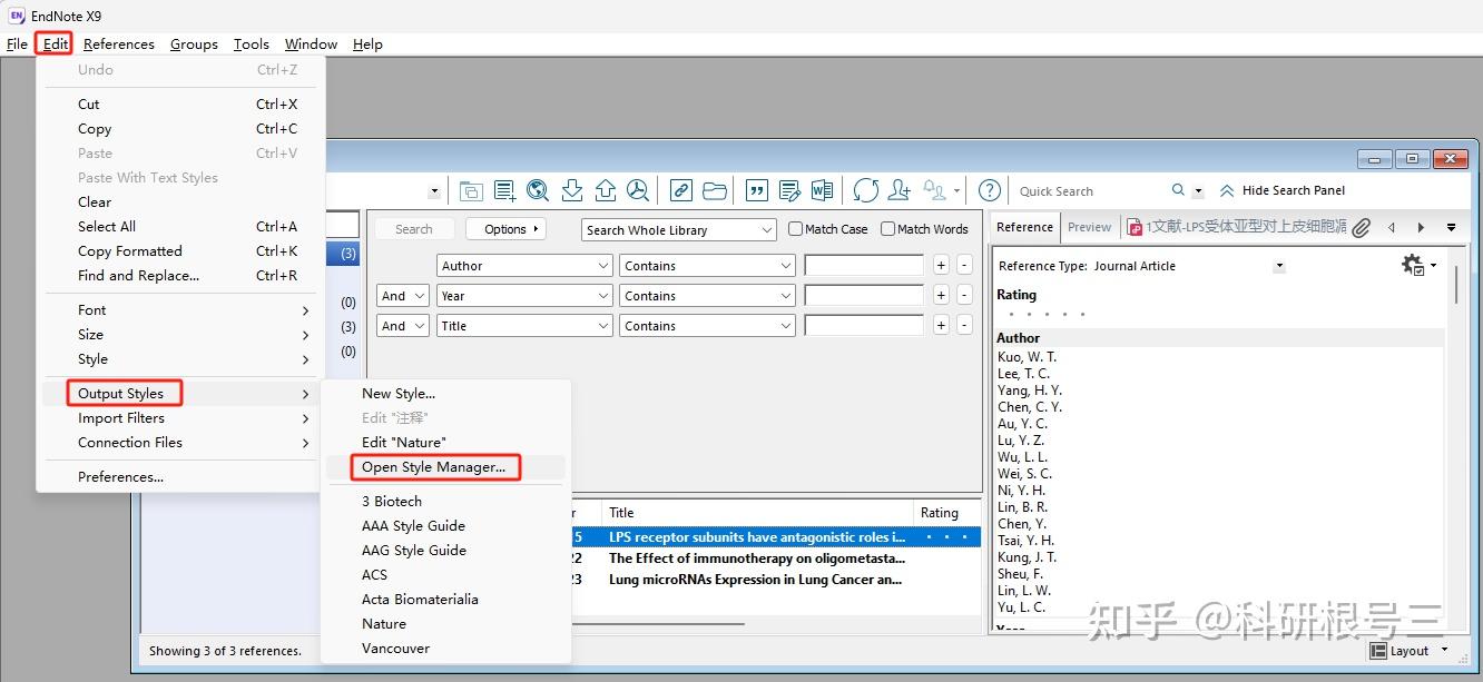 EndNote | 国标样式 GBT7714 下载、导入、使用的详细步骤 - 知乎