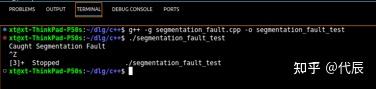 C++编程：linux系统segmentation fault错误的调试方法 - 知乎