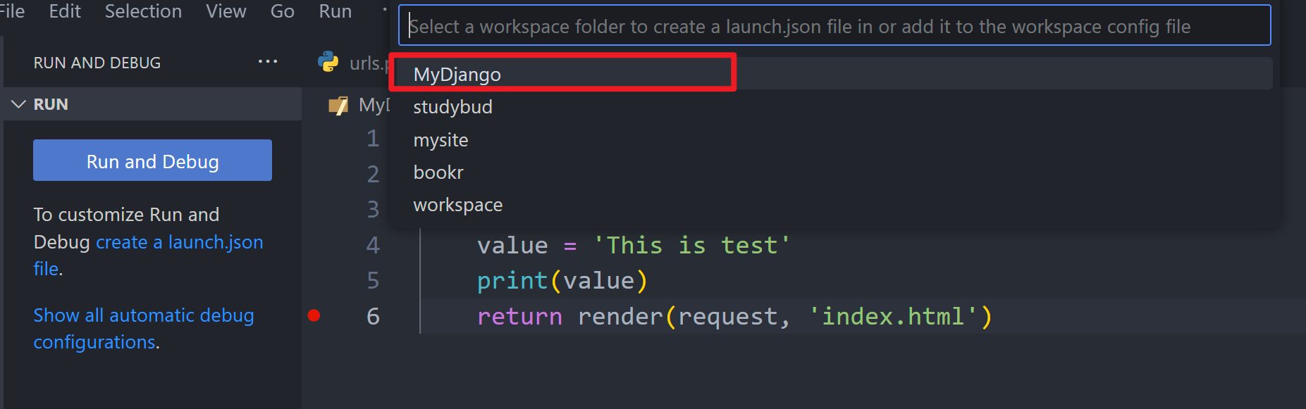 VSCODE 调试/运行 Django项目 - 知乎