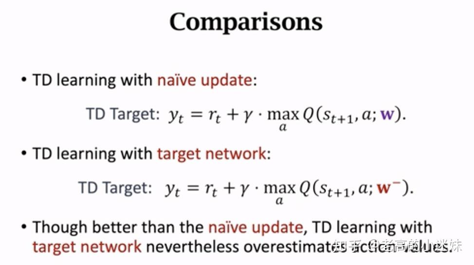强化学习笔记-Target Network & Double DQN - 知乎