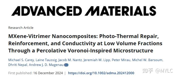 MXene复合材料，Advanced Materials！ - 知乎