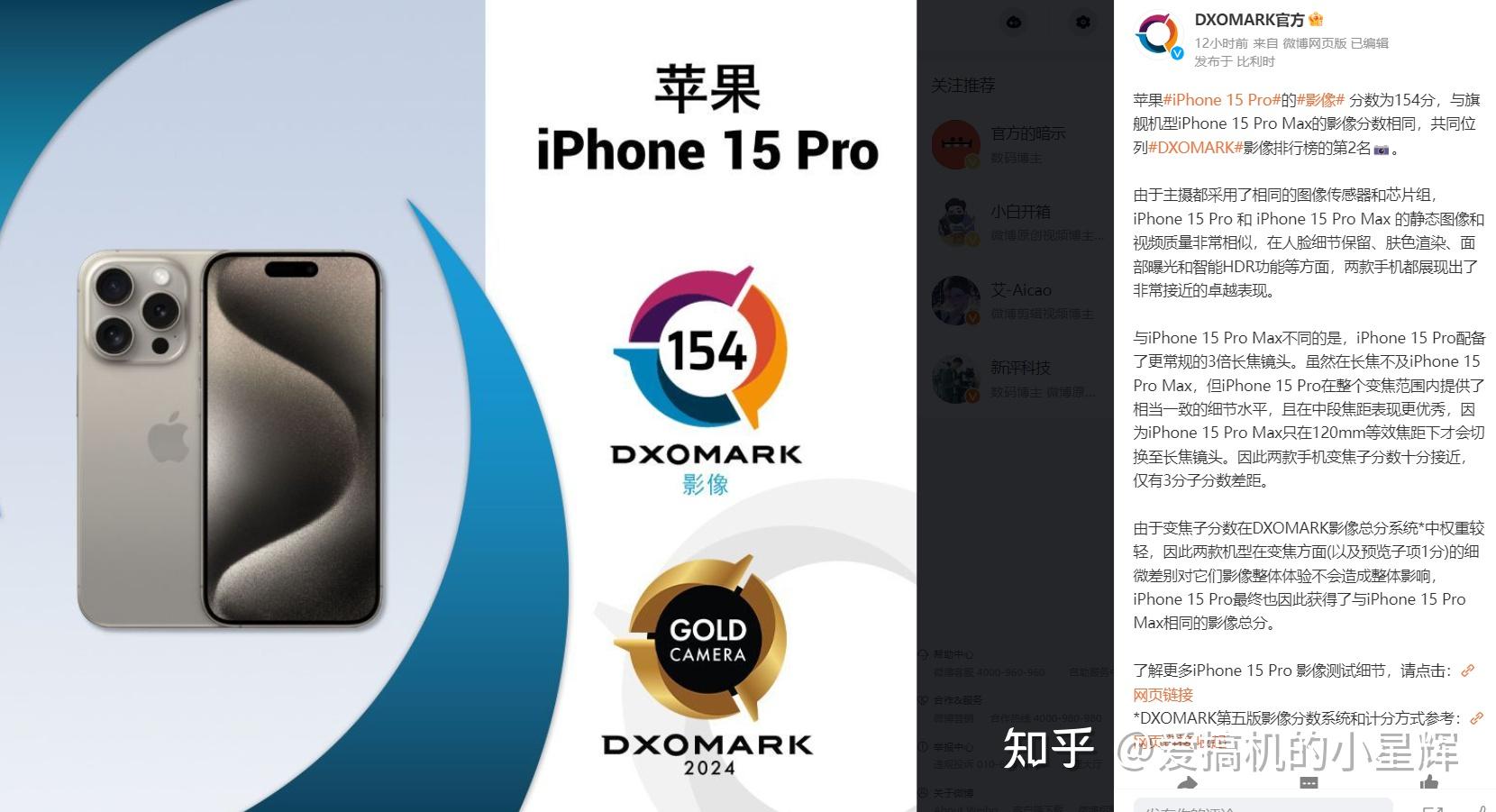 iPhone 15 Pro拍照能力怎么样？DXO给出了全新的答案！