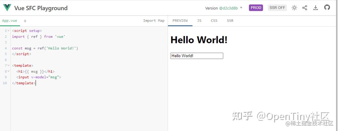 搭建 OpenTiny 组件库的 Playground 指导手册 - 知乎