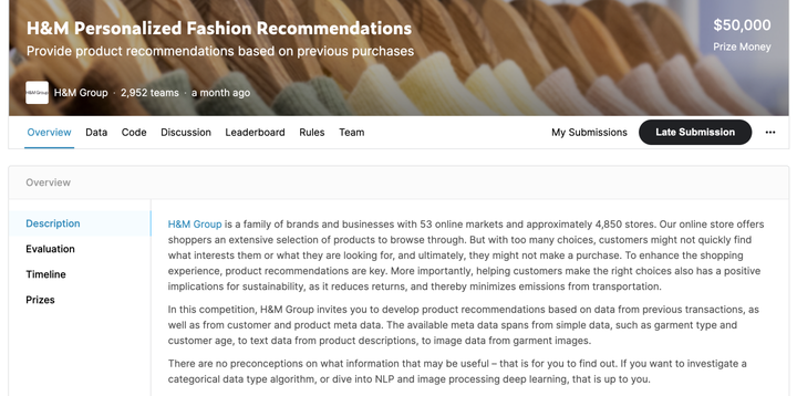 【3rd place】kaggle-H&M推荐比赛总结 - 知乎