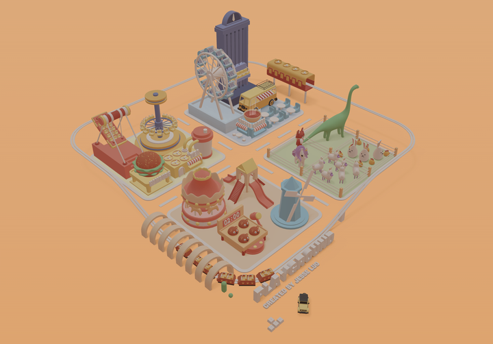 Blender + Threejs 实现一个游乐园交互场景 - 知乎