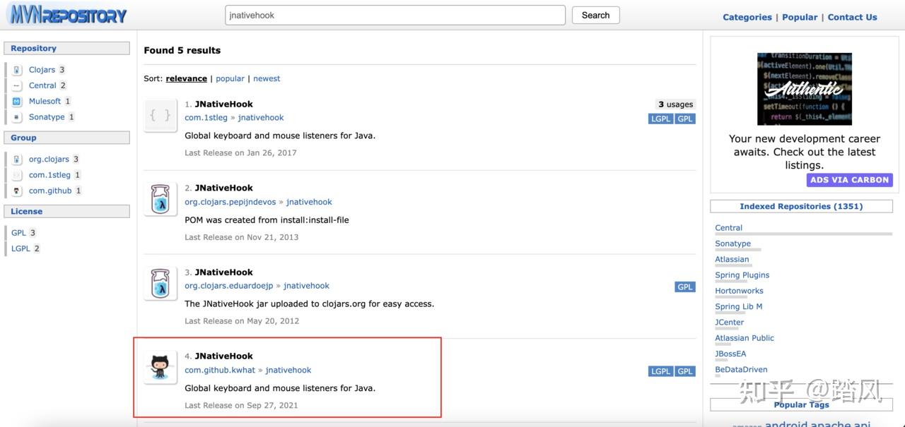Java 监听Mac键盘输入实现快捷键功能 - 知乎