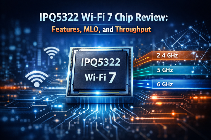 IPQ5322 Wi-Fi 7 Chip Review: Features, MLO, and Throughput - 知乎