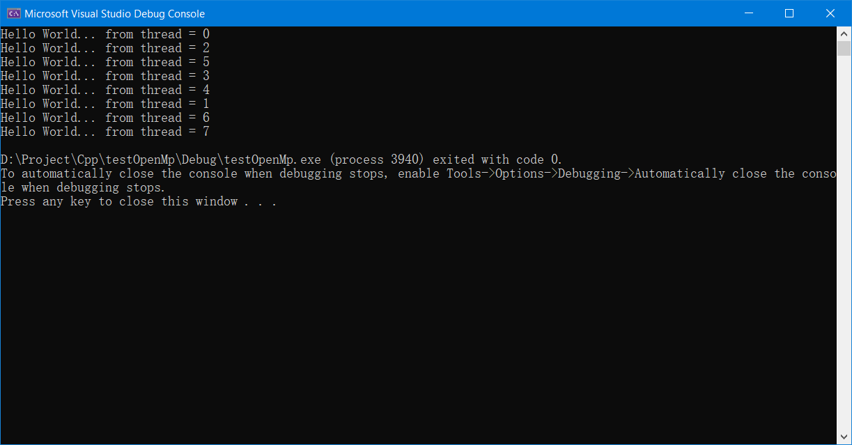 Visual Studio 2019 下配置 OpenMP 多线程编程环境 - 知乎