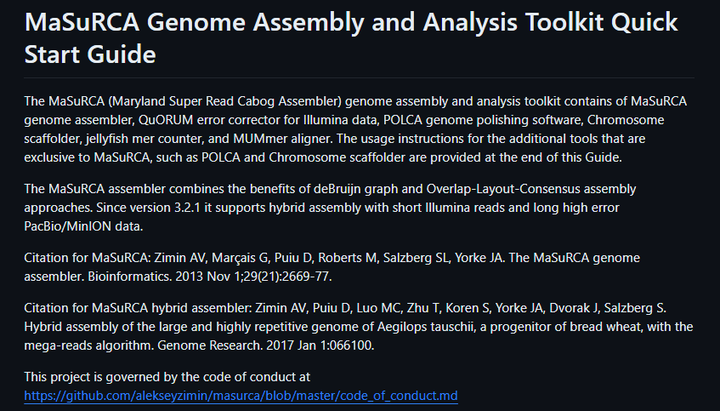 MaSuRCA：基因组denovo组装软件 - 知乎