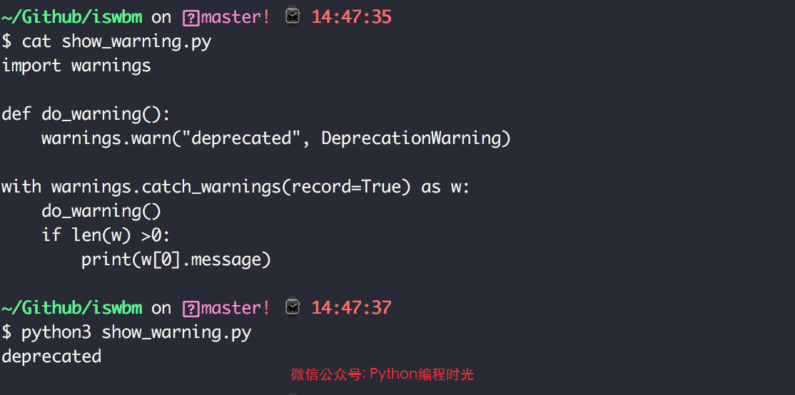 Python 怎么捕获警告？（注意：不是捕获异常） - 知乎