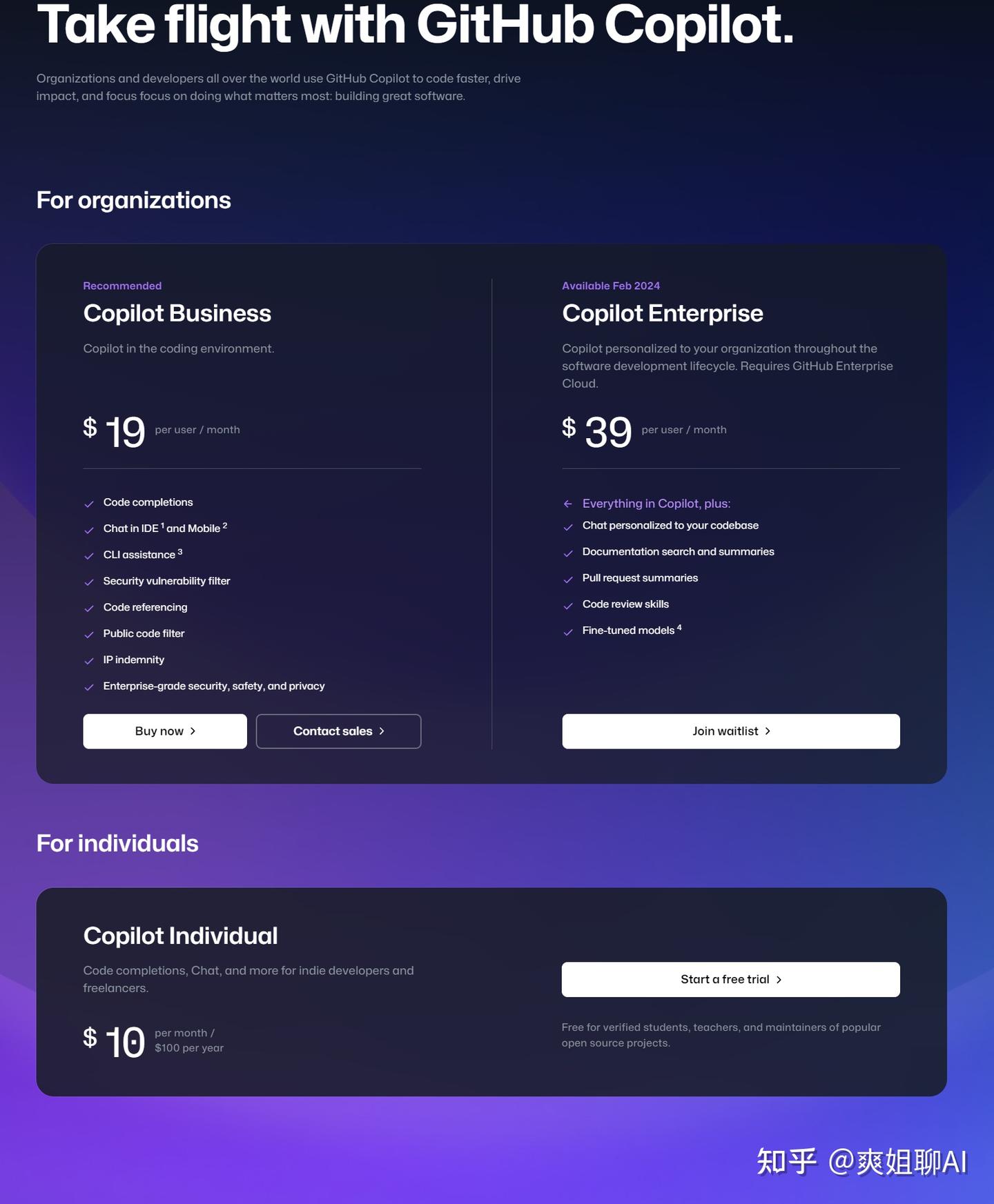 最受欢迎的 AI 开发工具 Github Copilot - 知乎