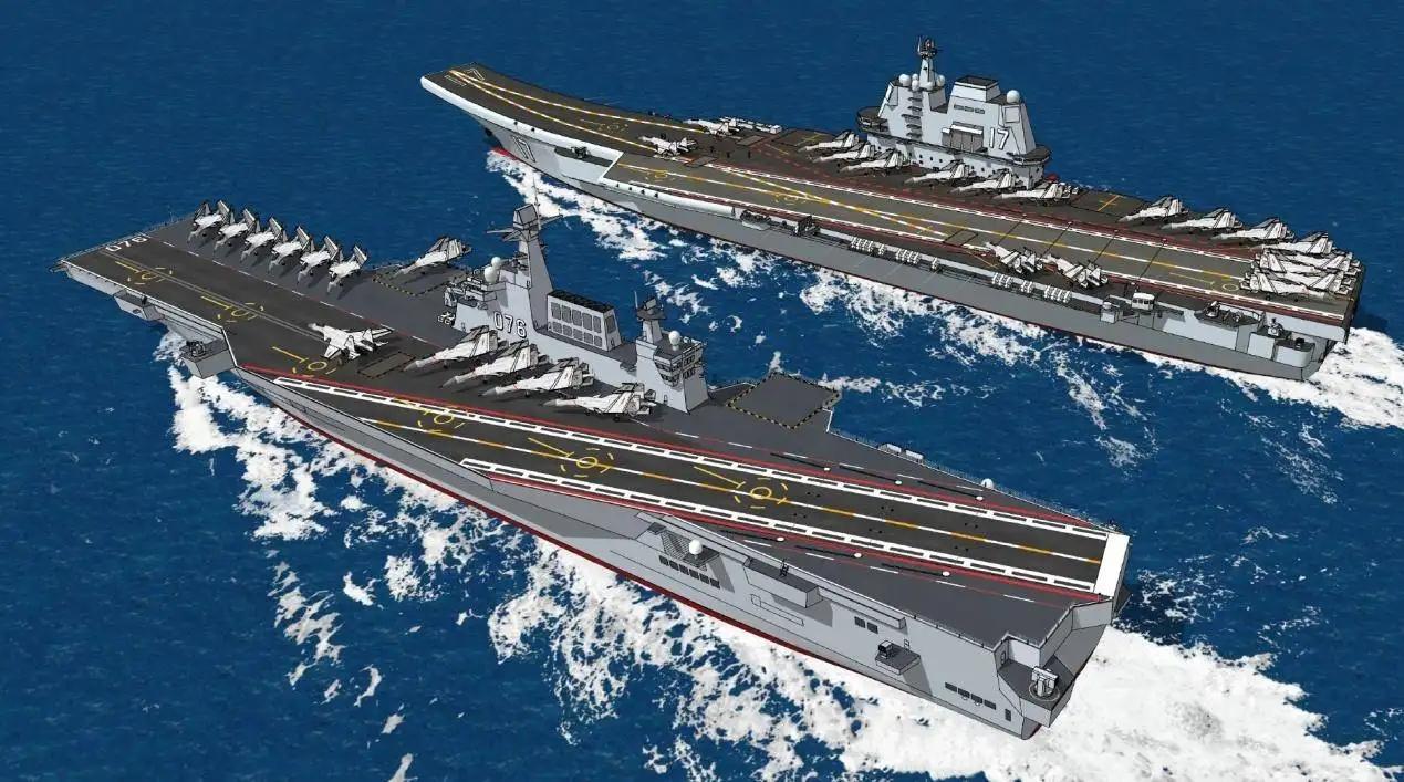 又要下饺子？新批次054A、052D开工，054B、076、055改型正在路上 - 知乎