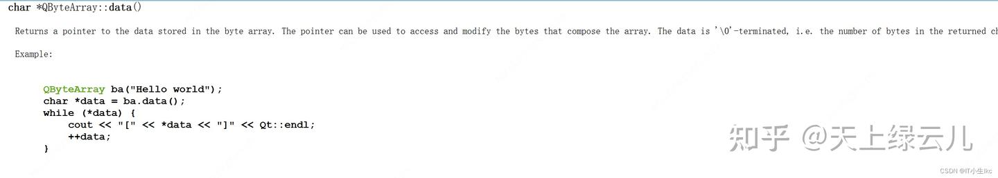 QT char qstring qbytearray互相转换(详解) - 知乎