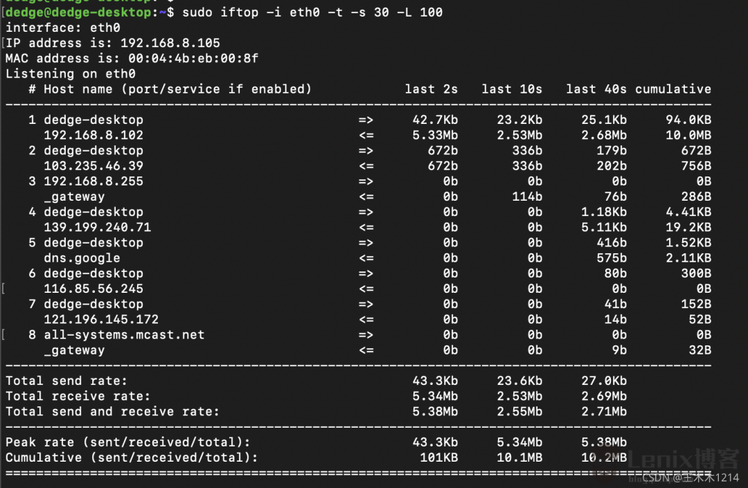 Linux 查看或统计网卡流量的几种方式么？ - 知乎