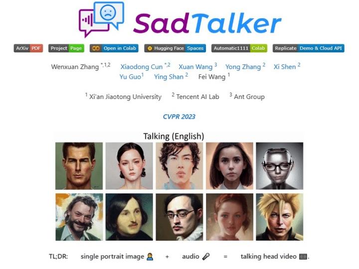 使用SadTalker创建免费AI主播，让图片会说话 - 知乎