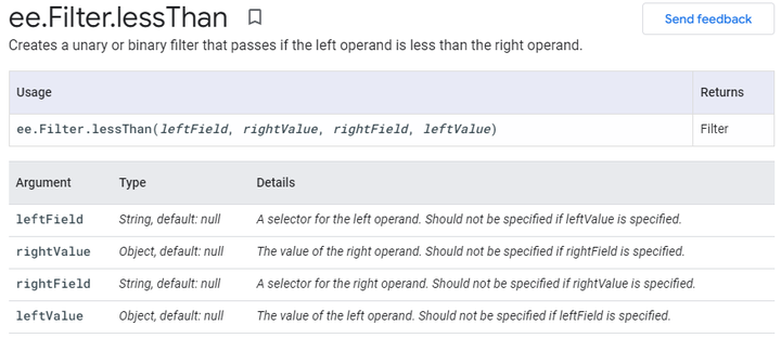 Client Libraries-ee.Filter.lessThan - 知乎