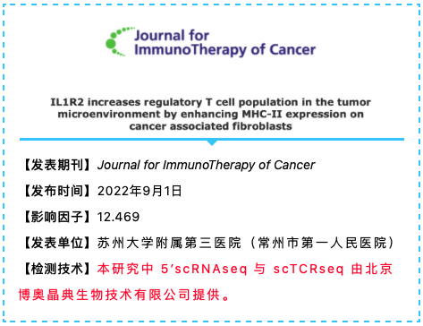 项目文章丨单细胞测序揭示IL1R2通过上调CAF中MHC-II表达促进TME中Treg细胞浸润 - 知乎