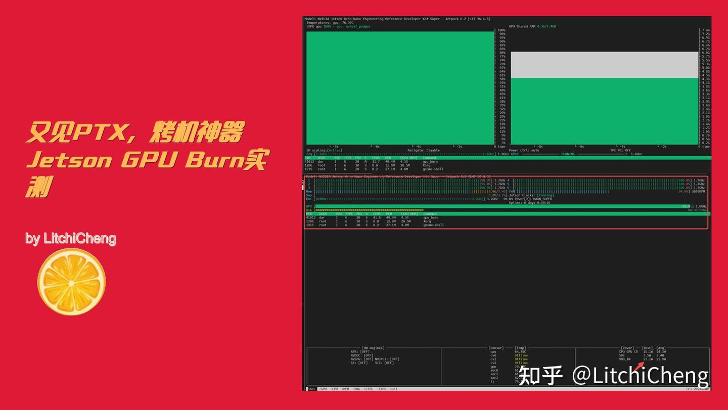 又见PTX，烤机神器Jetson GPU Burn实测 - 知乎