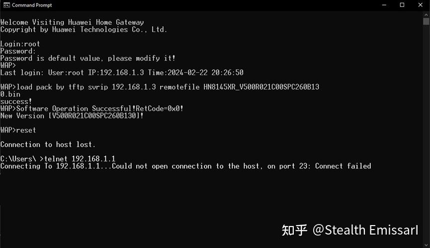关于如何拿回属于自己光猫设备的管理权（WO-37 with OptiXstar HN8145XR XG-PON Terminal） - 知乎