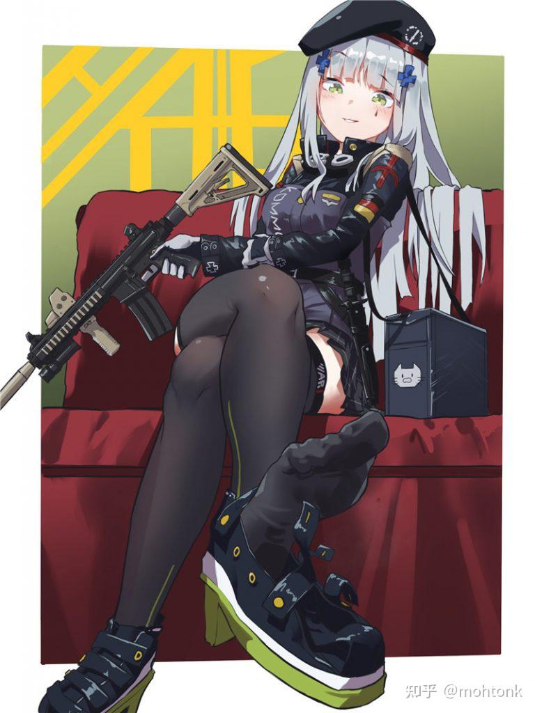 少女前线HK416壁纸图包原画插画素材P站同人图合集 - 知乎